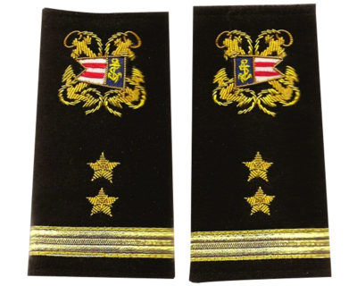 Epaulets Custom – Commodore Insignia