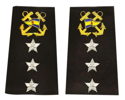 Epaulets Custom – Commodore Insignia